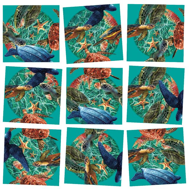 Scramble Squares - Sea Turtles | Tile Puzzles | Puzzle Master Inc