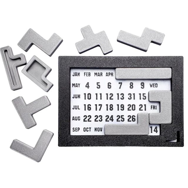 Calendar Puzzle | 3D Printed Puzzles | Puzzle Master Inc