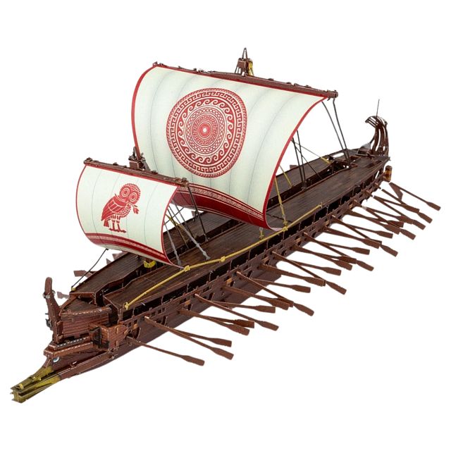 Metal Earth Premium 3D Metal Model Kit: Greek Trireme | Metal Models ...
