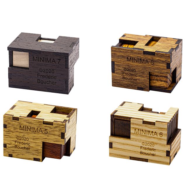 Minima Set - Puzzles 5-8 | Packing Puzzles | Puzzle Master Inc