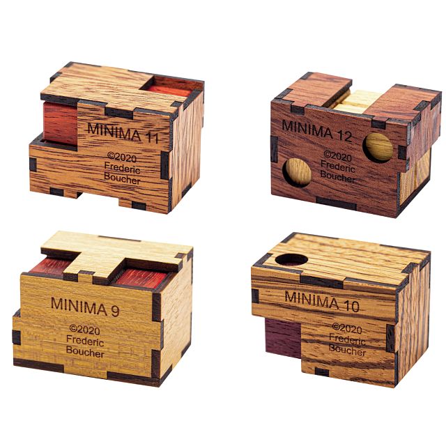 Minima Set - Puzzles 9-12 | Packing Puzzles | Puzzle Master Inc