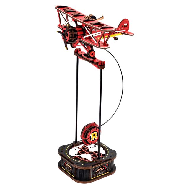 ROKR DIY Wooden Gravity Swing Model - Sky Captain | Wooden Models ...