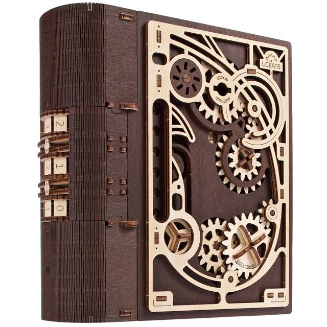 Mechanical Model - Book of Secrets | Wooden Models & Kits | Puzzle ...
