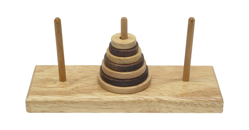 Tower of Hanoi | Puzzle Master Wood Puzzles | Puzzle Master Inc