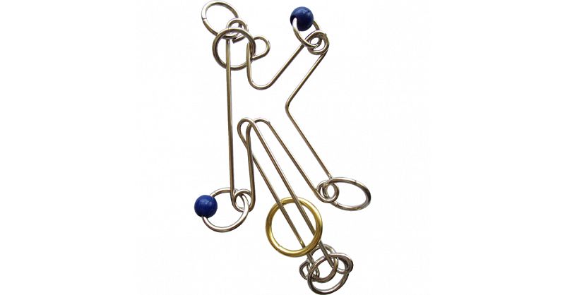 Blue Knight | Puzzle Master Wire Puzzles | Puzzle Master Inc