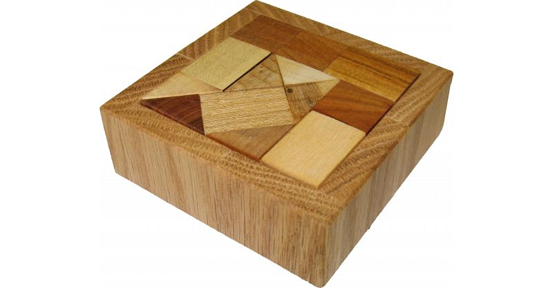 Square AC2 (tray 2) | European Wood Puzzles | Puzzle Master Inc