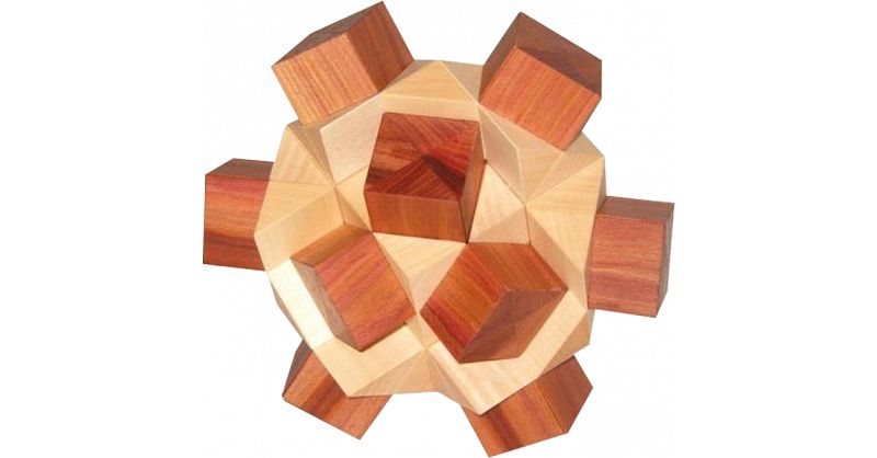 Cross in Circle | European Wood Puzzles | Puzzle Master Inc