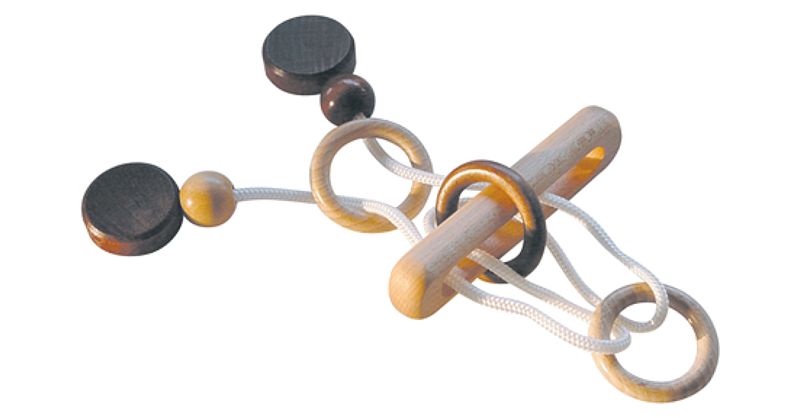 Puzzle Solution for 3D String Puzzle - Model 3X - Puzzle Master Inc.