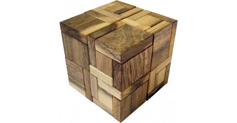 Handed Halfcubes | European Wood Puzzles | Puzzle Master Inc