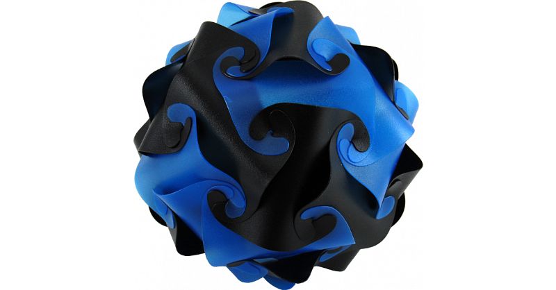 Puzzle Solution for Cyclone Puzzle - Blue and Black - Puzzle Master Inc.