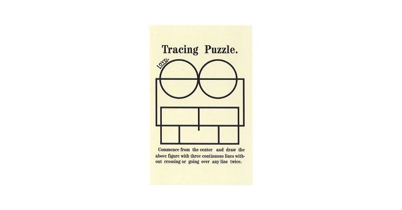 Tracing Puzzle - Trade Card | Paper Puzzles | Puzzle Master Inc