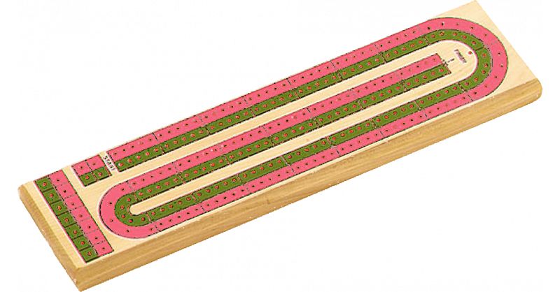 Color 2 Track Cribbage Board | Games & Toys | Puzzle Master Inc