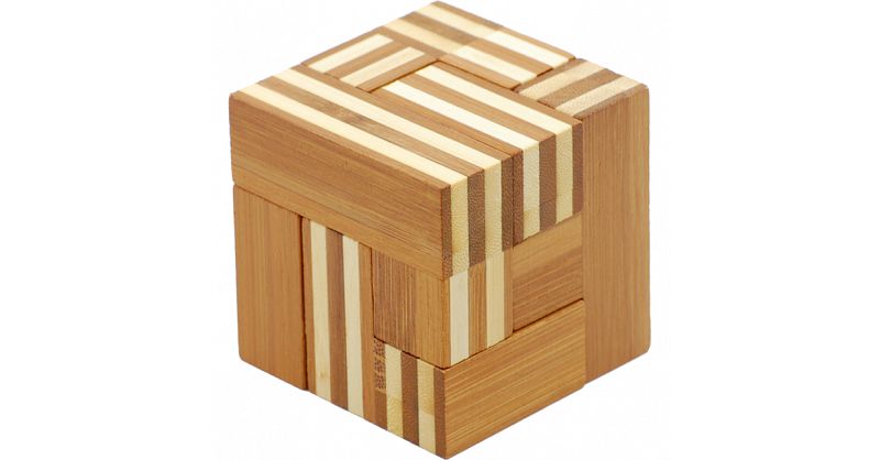 Puzzle Solution for Bamboo Wood Puzzle - Soma Qube - Puzzle Master Inc.
