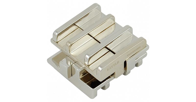 Cast Rattle | Hanayama Metal Puzzles | Puzzle Master Inc