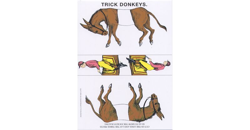 Puzzle Solution for Famous Trick Donkeys - Large Commemorative Edition ...