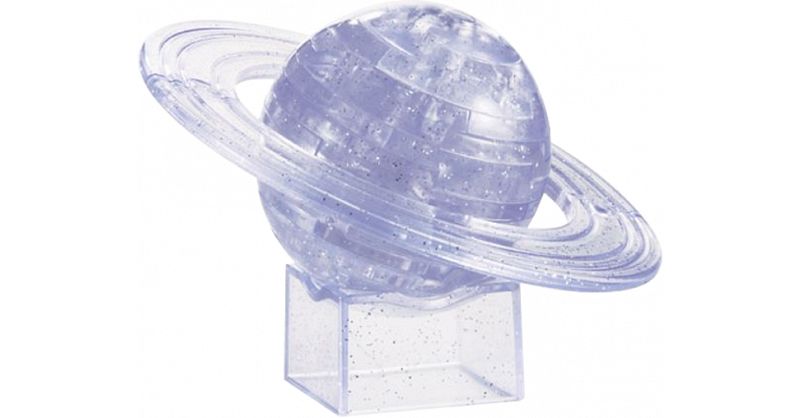 Puzzle Solution for 3D Crystal Puzzle - Saturn - Puzzle Master Inc.