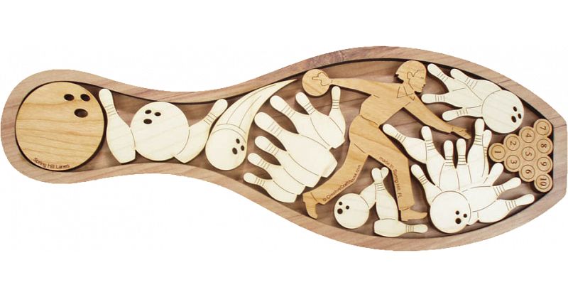 Bowling Pin Puzzle | Dave Janelle | Puzzle Master Inc