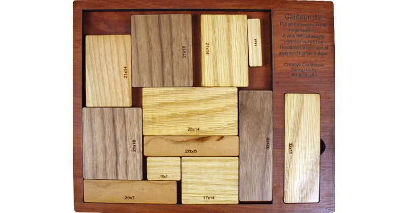 Calibron 12 | Wood Puzzles | Puzzle Master Inc