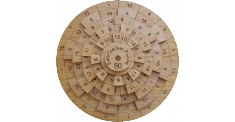 Safecracker 50 Puzzle | More Wood Puzzles | Puzzle Master Inc