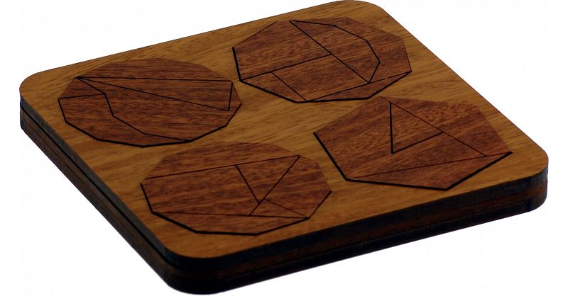 Mathe Quadrat | European Wood Puzzles | Puzzle Master Inc