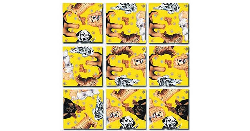 Puzzle Solution for Scramble Squares - Puppies - Puzzle Master Inc.