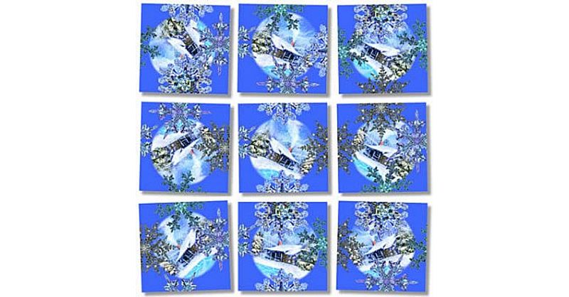 Puzzle Solution for Scramble Squares - Snowflakes - Puzzle Master Inc.