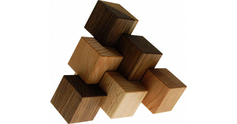 Puzzle Solution for Three-piece Pyramid - Puzzle Master Inc.