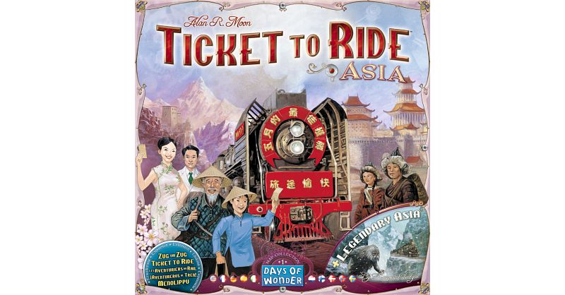 Ticket to Ride: Asia (Expansion) | Family Games | Puzzle Master Inc