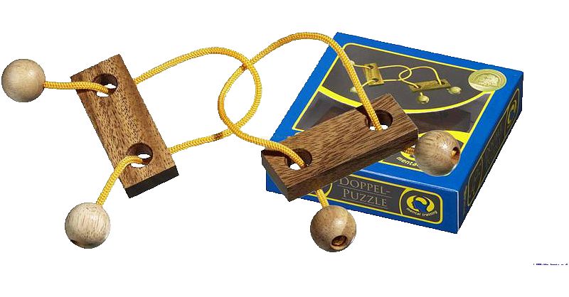 Double Puzzle | European Wood Puzzles | Puzzle Master Inc