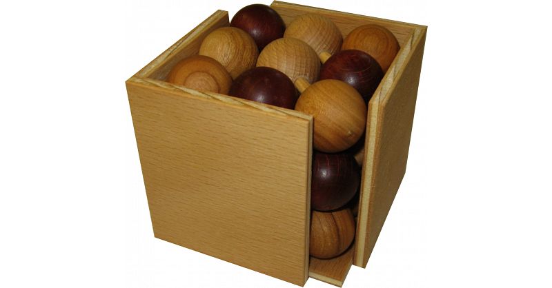 Try-bal Cube | European Wood Puzzles | Puzzle Master Inc
