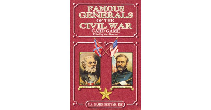 Famous Generals of the Civil War - Card Game Deck | Playing Cards ...