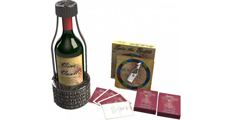 Vino Vault Wine Cryptex & Game | Puzzle Boxes | Puzzle Master Inc