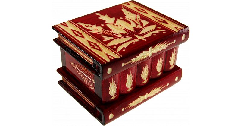 Romanian Puzzle Box - Medium Red | Istvan Bondi | Puzzle Master Inc
