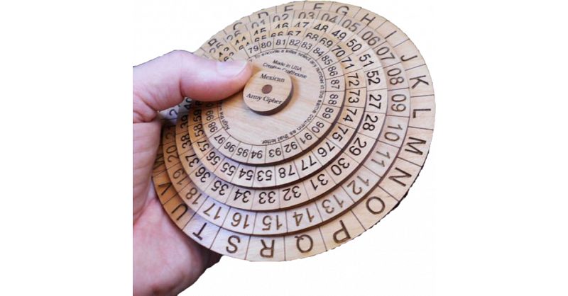 Mexican Army Cipher Wheel | Dave Janelle | Puzzle Master Inc