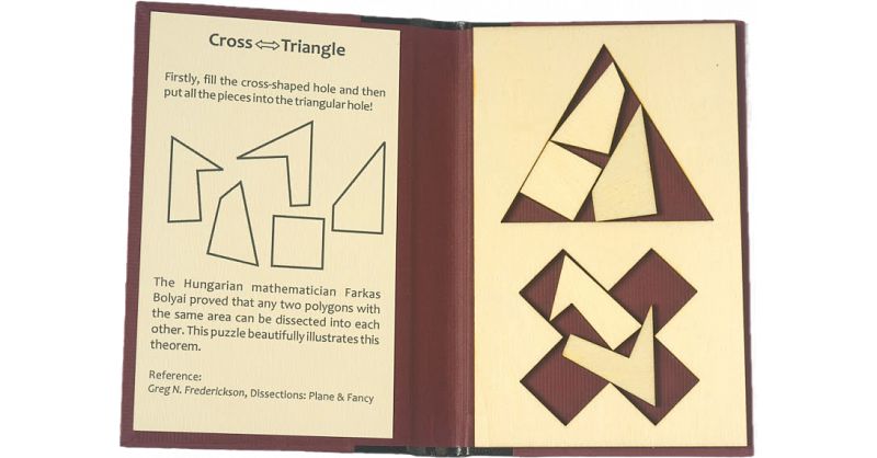 Puzzle Booklet - Cross to Triangle | Packing Puzzles | Puzzle Master Inc