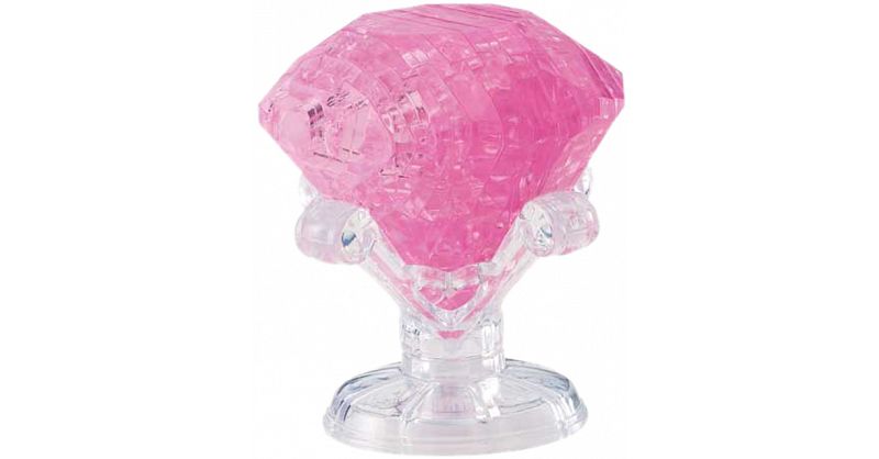 3D Crystal Puzzle - Gem - Diamond (Pink) | 3D Crystal Puzzles | Puzzle ...