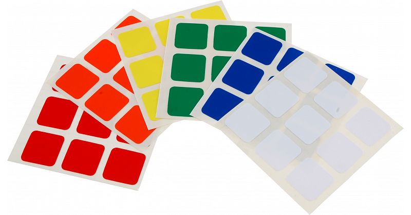 3x3x3 Sticker Set | Other Rotational Puzzles | Puzzle Master Inc