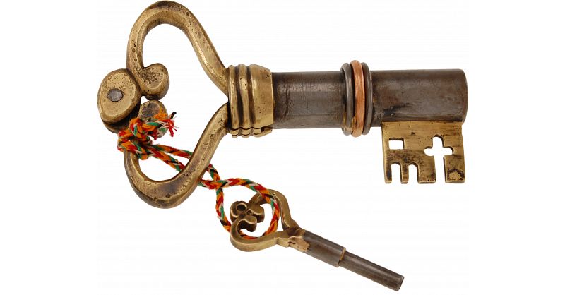 Puzzle Solution for Key Shaped Iron & Brass Puzzle Lock - Puzzle Master ...