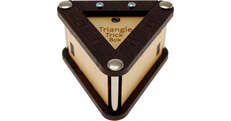 Triangle Trick Box | Puzzle Boxes / Trick Boxes | Puzzle Master Inc