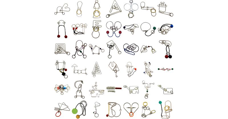 Group Special - a set of 44 wire puzzles | Wire Puzzles | Puzzle Master Inc
