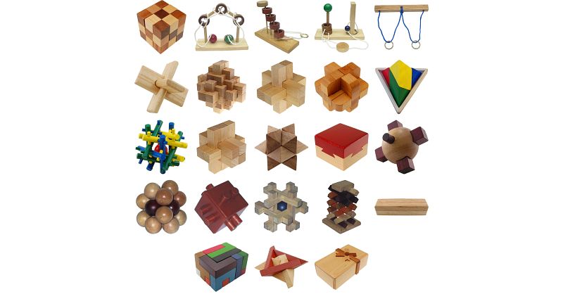 Group Special - a set of 23 wood puzzles | Wood Puzzles | Puzzle Master Inc