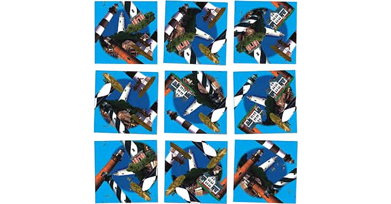 Puzzle Solution for Scramble Squares - Outer Banks Lighthouses - Puzzle ...