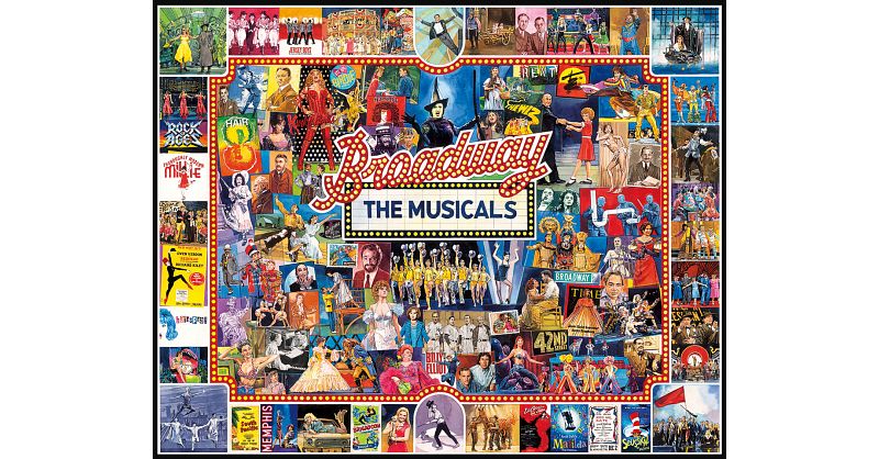 Broadway: The Musicals | 1000 Pieces | Puzzle Master Inc