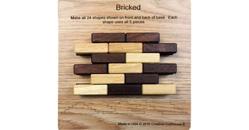 Bricked | More Wood Puzzles | Puzzle Master Inc