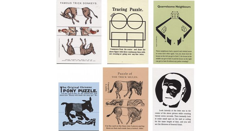 Sam Loyd Advertising Set | Paper Puzzles | Puzzle Master Inc