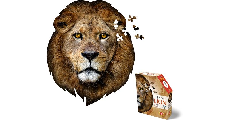I AM Lion - Shaped Jigsaw Puzzle | Shaped | Puzzle Master Inc