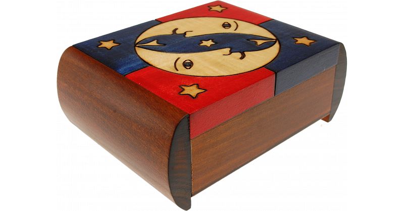 Moon & Stars Puzzle Box | Puzzle Boxes / Trick Boxes | Puzzle Master Inc