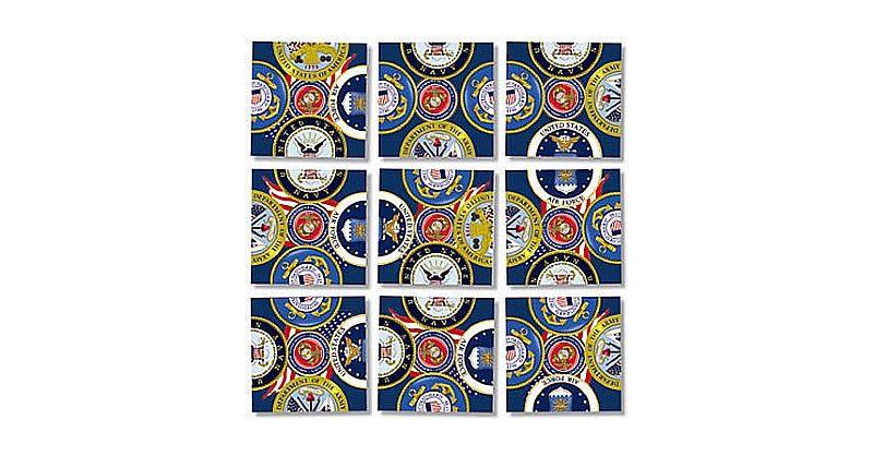 Puzzle Solution for Scramble Squares - U.S. Armed Services - Puzzle ...
