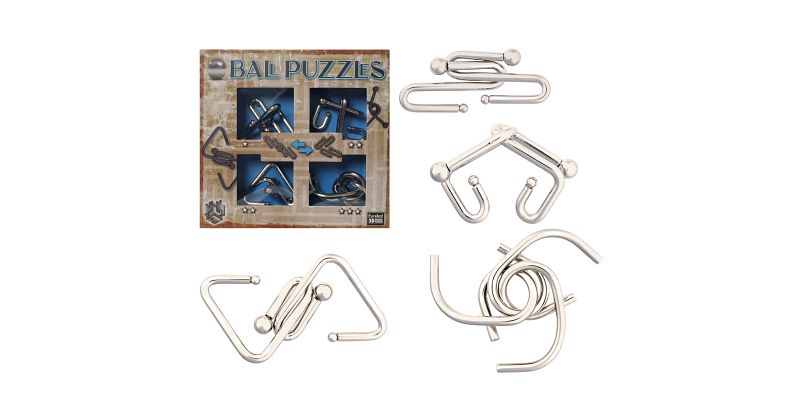 Mania Ball Puzzles - Blue | More Wire Puzzles | Puzzle Master Inc