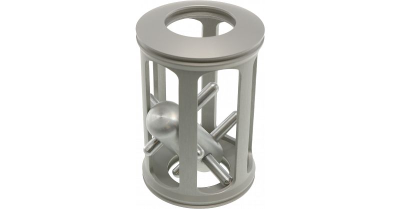 Spikeroller in a Cage | More Metal Puzzles | Puzzle Master Inc
